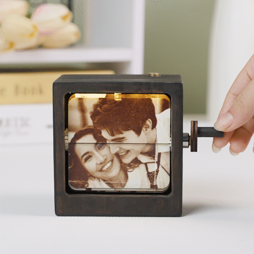 Personalized Flip Photo Box – Capture Moments, Forever – SOWOOD